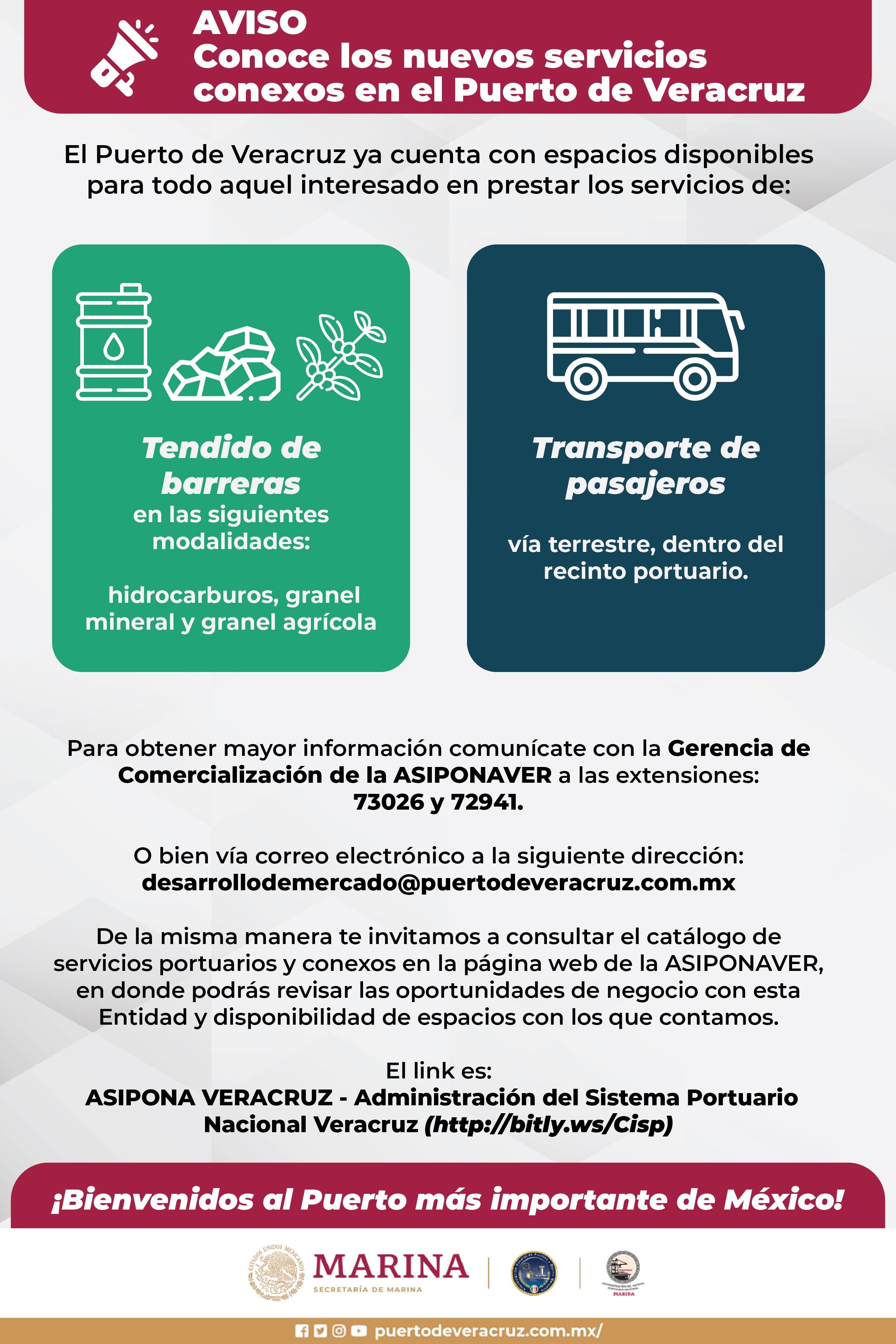 ASIPONA VERACRUZ - Administración del Sistema Portuario Nacional Veracruz.